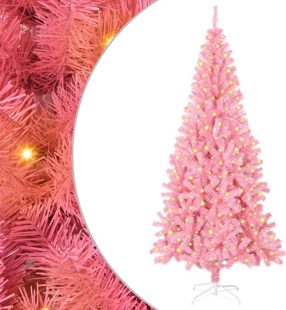 Vánoční stromeček Růžová 180 cm PVC 3396425