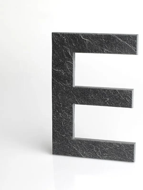 Domovní číslo popisné břidlice styl Euromode písmeno E KATEON