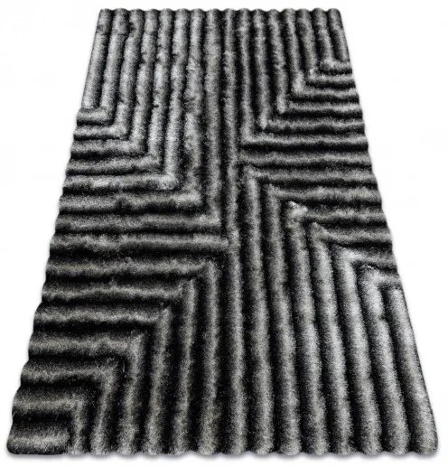 Dywany Łuszczów, Kusový koberec Flim 010-B3 grey, 80x150, šedá, ložnice