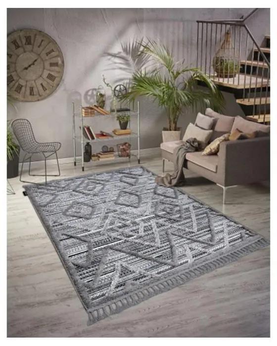 Kusový koberec Bert šedý 140x190cm