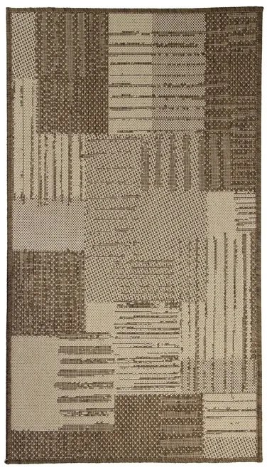 Oriental Weavers, Kusový koberec SISALO/DAWN 706/J84N – na ven i na doma, 133x190, béžová, chodba / předsíň