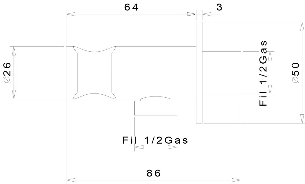 Sapho, Rhapsody podomítková baterie s bidetovou sprškou, 5540-01