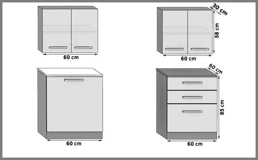 Kuchyňská linka Belini 120 cm Super Povlak Ultra High Gloss bílý lesk s pracovní deskou Berlin