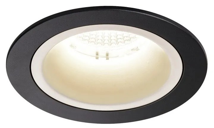 LA 1003893 NUMINOS® DL M vnitřní LED zápustné stropní svítidlo černá/bílá 4000 K 40° včetně listových pružin - BIG WHITE