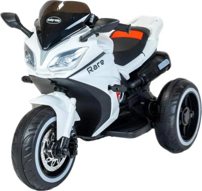 Dětská elektrická motorka Baby Mix Rare bílá