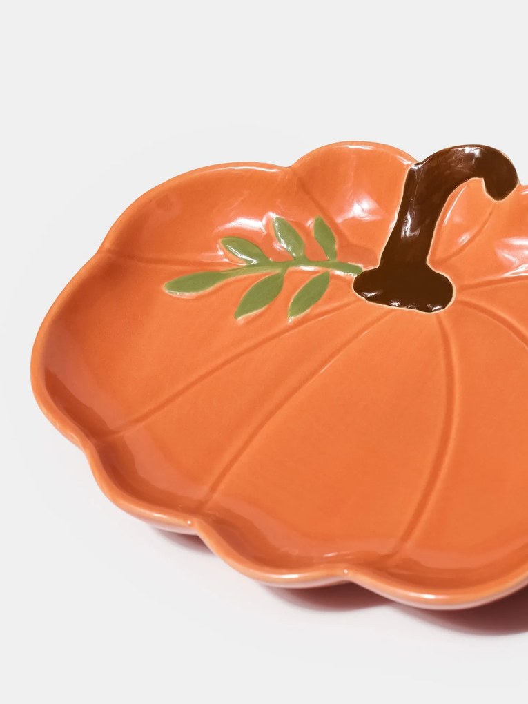 Sinsay - Dekorativní tác ve tvaru dýně - oranžová