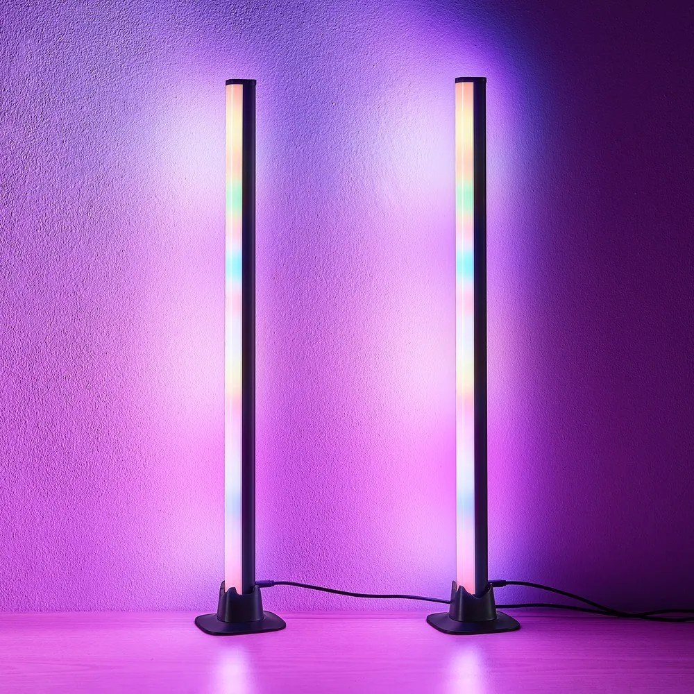 Černá kovová LED stolní lampa (výška 55 cm) Boy – Reality