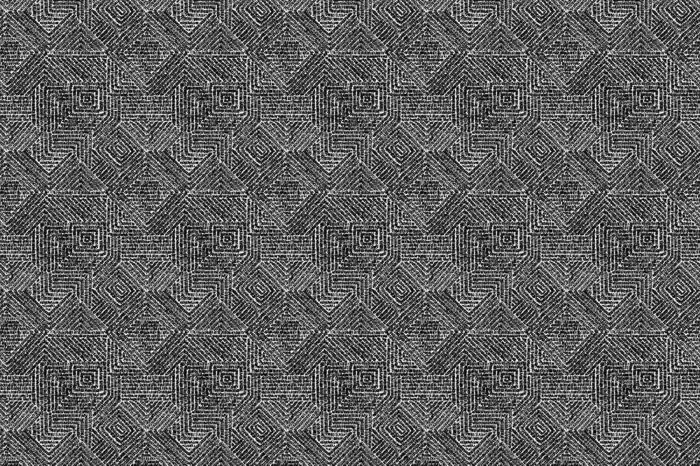 DIMEX | Samolepicí vliesová fototapeta na zeď Vektorová ilustrace MA-5-2502 | 375 x 250 cm | bílá, černá