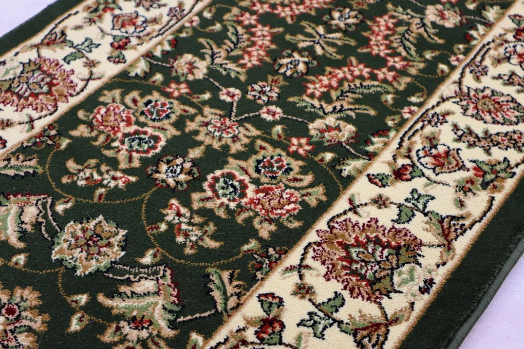 Berfin Dywany, Běhoun na míru Anatolia 5378 Y (Green), šíře 100 cm, zelená, chodba / předsíň