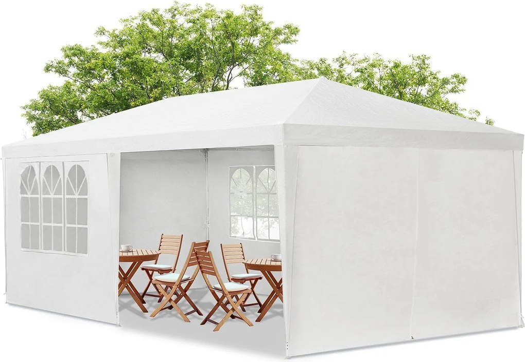 Juskys Zahradní párty stan 3 × 6 m Barva: Modrá