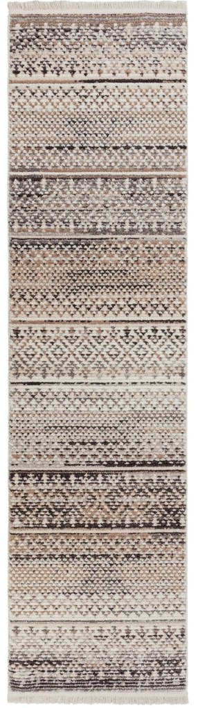 Flair Rugs, Běhoun Santiago Camino Natural, 60x230, béžová, ložnice