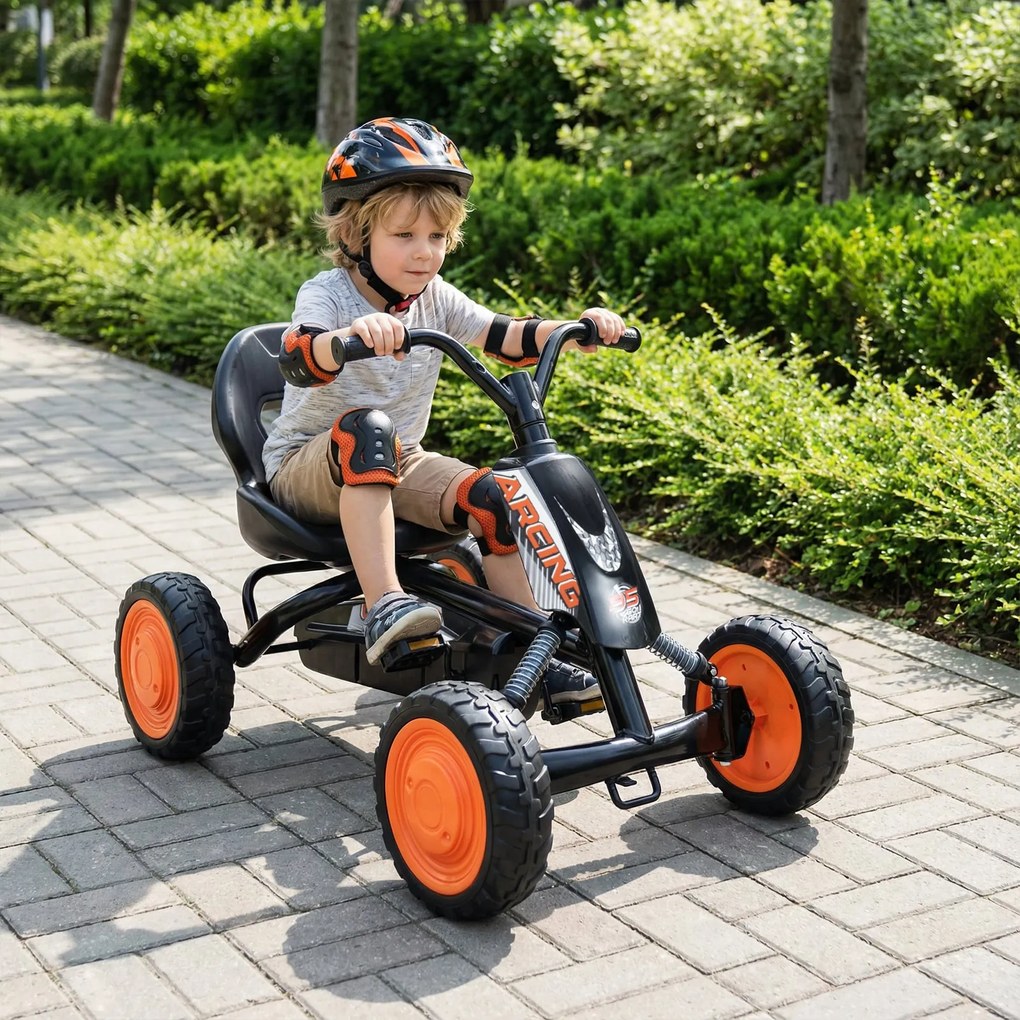 Costway Dětská motokára Nastavitelný pedál sedla pro jízdu vpřed vzad Venkovní