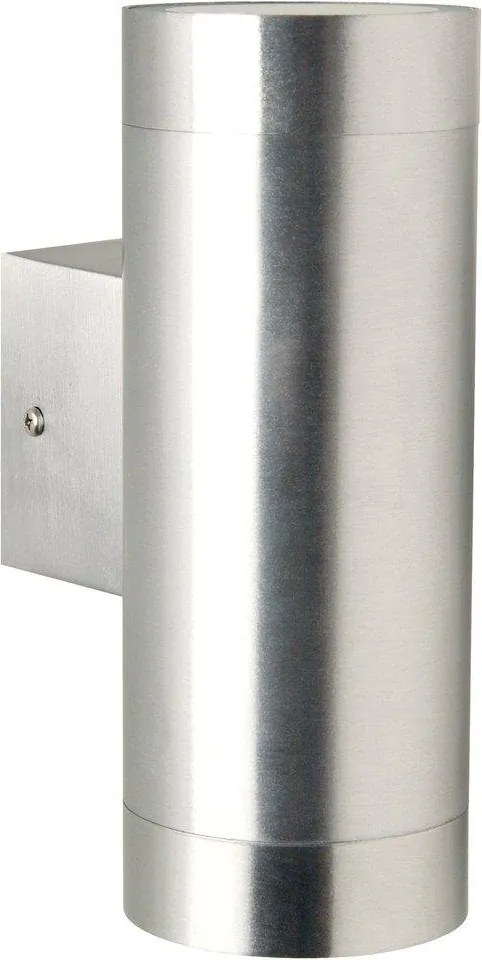 NOR 21519929 Venkovní nástěnné svítidlo Tin Maxi 2x35W GU10 hliník čirá - NORDLUX
