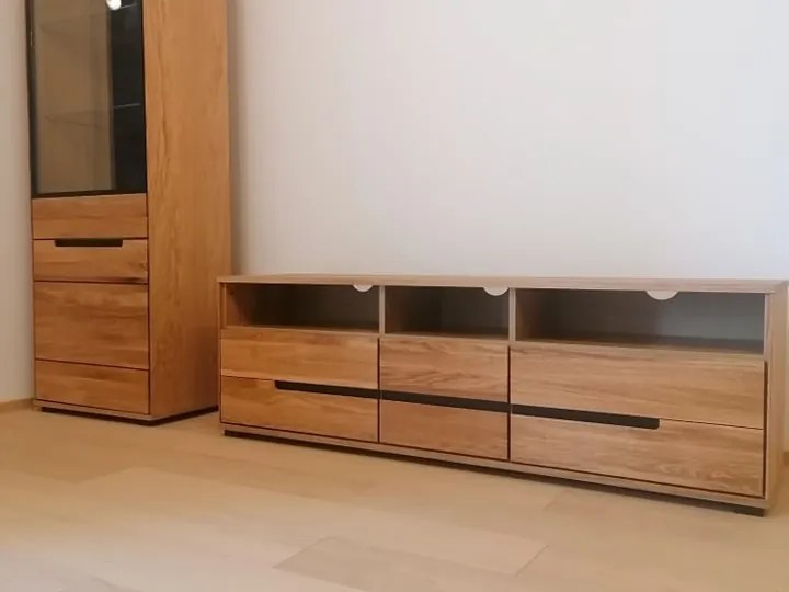 Fabro Televizní stolek Fabro, velký, dub