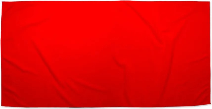 Sablio Ručník Červená - 70x140 cm