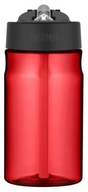 Thermos Dětská hydratační láhev s brčkem 350 ml Červená