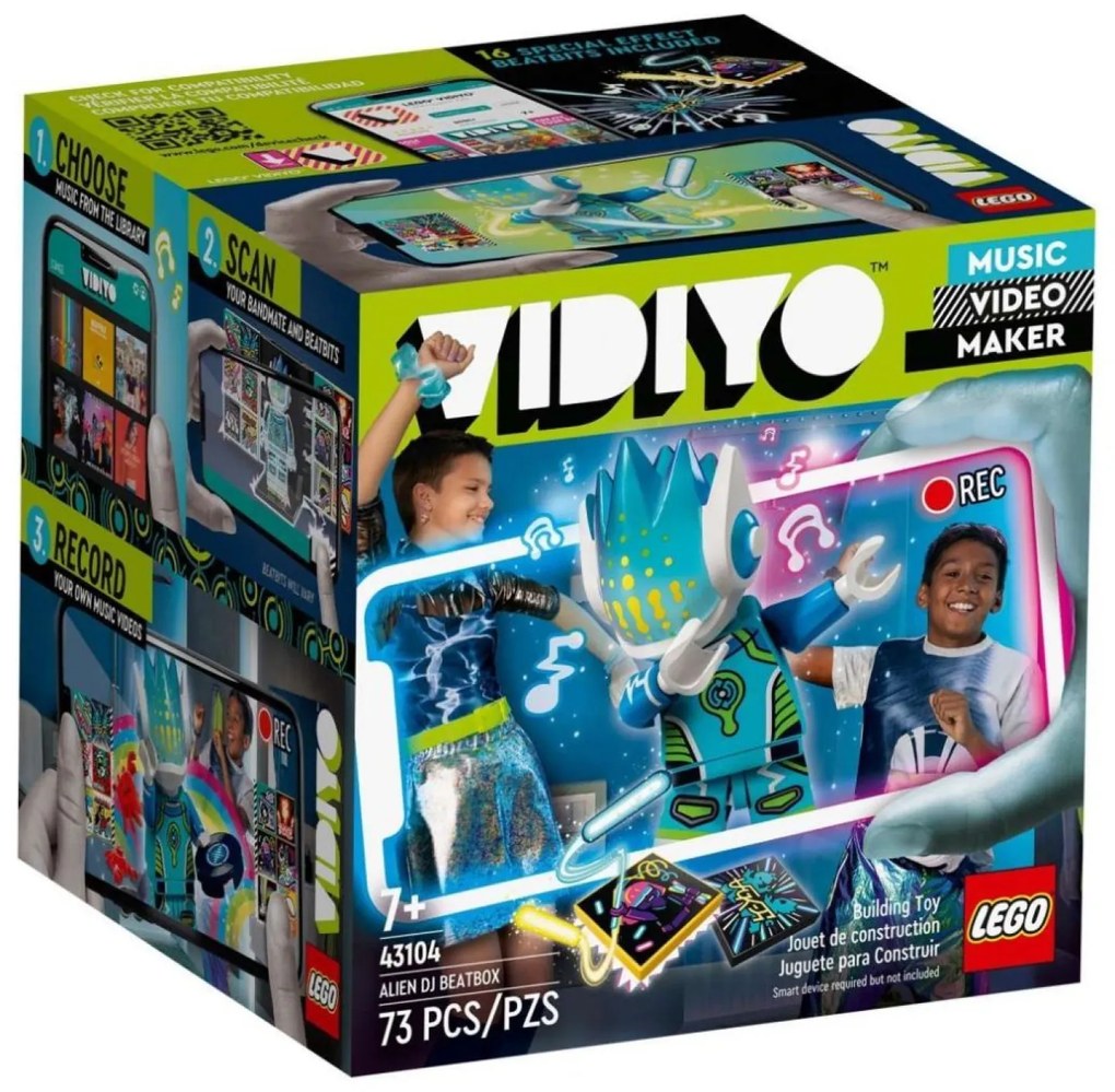 Lego stavebnice lego vidiyo 43104 alien dj beatbox