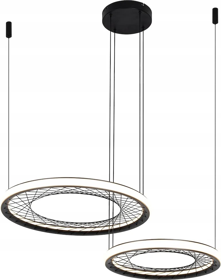 Závěsná lampa Nest 77W Led 61+41 cm