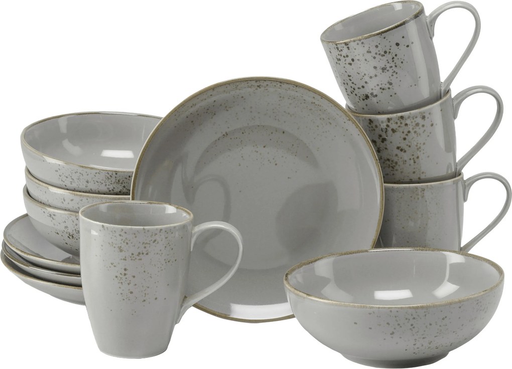 XXXLutz SNÍDAŇOVÁ SOUPRAVA kamenina keramika Creatable - Kolekce nádobí - 007768050903