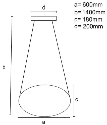 LED Stmívatelný lustr na lanku LED/70W/230V 3000-6500K chrom + dálkové ovládání