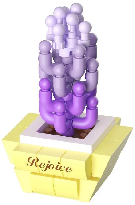 KOCO Stavebnice mini Sukulent v květináči mix druhů