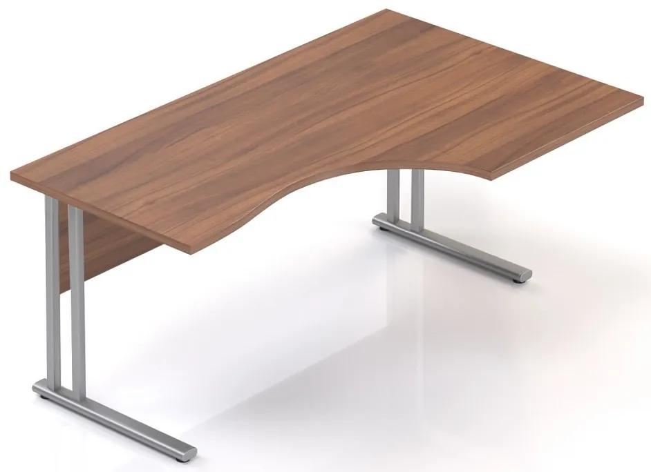 Rauman Kancelářský stůl Visio K 160x70/100 cm pravý Barva: Bílá