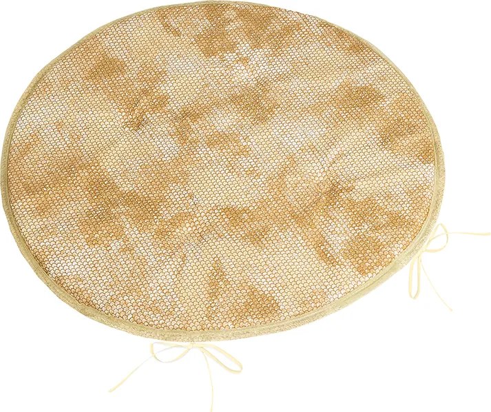Bellatex Sedák Adéla kulatý hladký Hnědá 40 cm, (průměr)