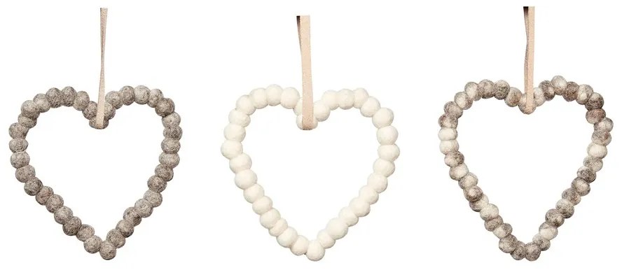 Set vlněných dekorací Hearth Hübsch