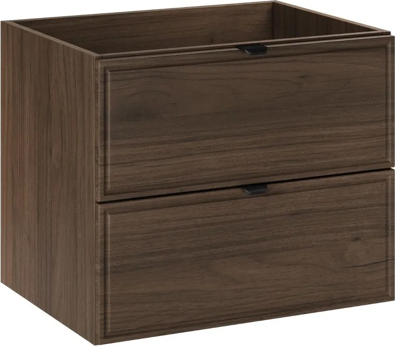 Koupelnová sestava Villa s deskou a skříňkami 60 cm ořech