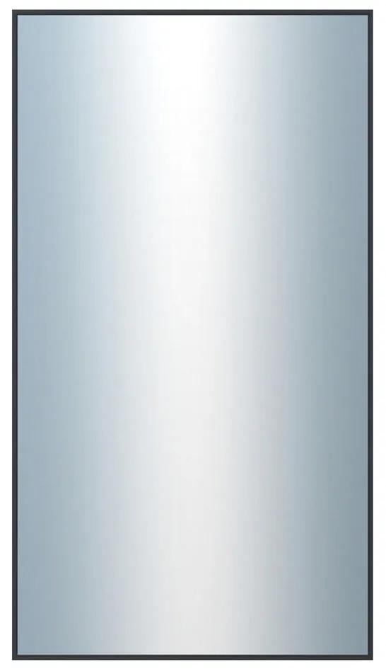 DANTIK - Zarámované zrcadlo - rozměr s rámem cca 50x90 cm z lišty Hliník černá | P01-021 (7001021)