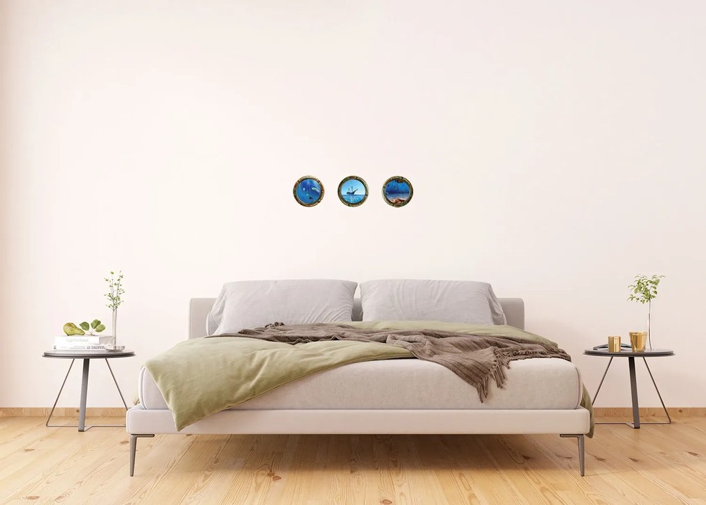 Samolepka na zeď Pohled na Moře | 42.5 x 65 cm | DSM3435