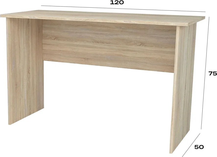 Kancelářský stůl 1 dub sonoma