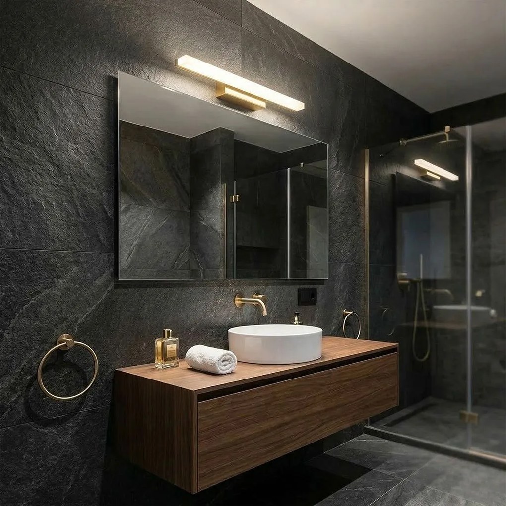 Toolight Rea, Nástěnné svítidlo LED 60CM APP1849-1W GOLD, OSW-66003