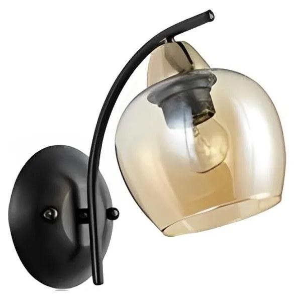 Nástěnná lampa MERRA 1xE27/40W/230V černá/béžová