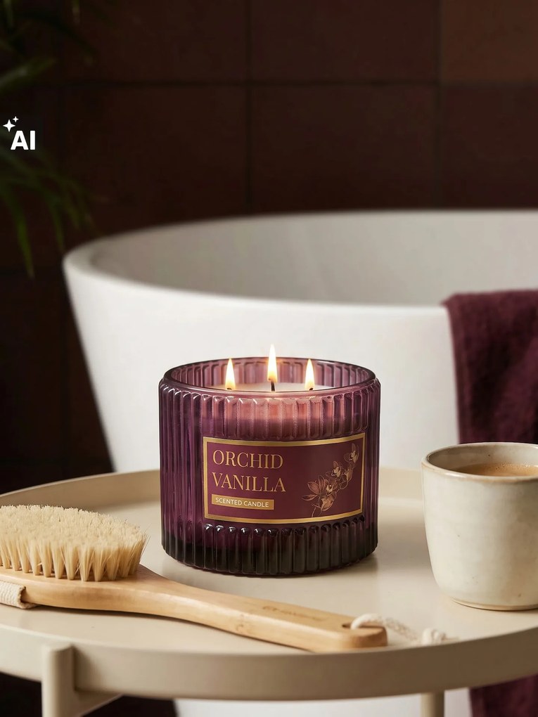 Sinsay - Vonná svíčka Orchid Vanilla - fialová