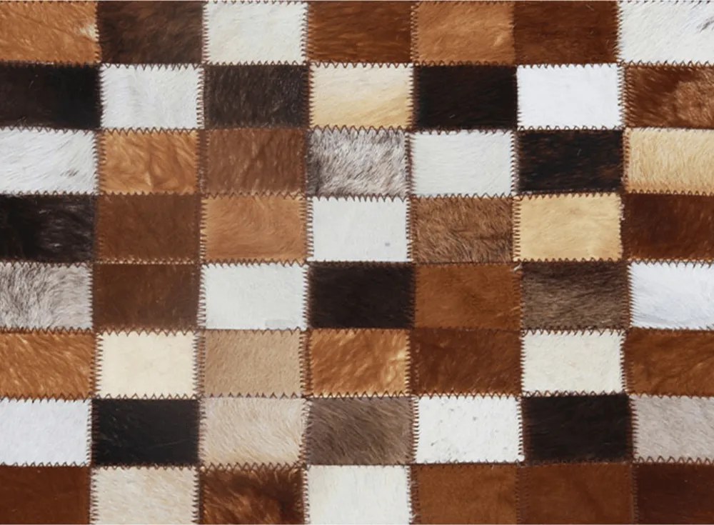 Tempo Kondela Luxusní koberec, pravá kůže, 168x240 cm, KŮŽE TYP 3