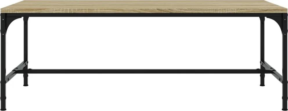 vidaXL Konferenční stolek 80x50x35 cm kompozitní dřevo [819393] Barva: hnědý dub