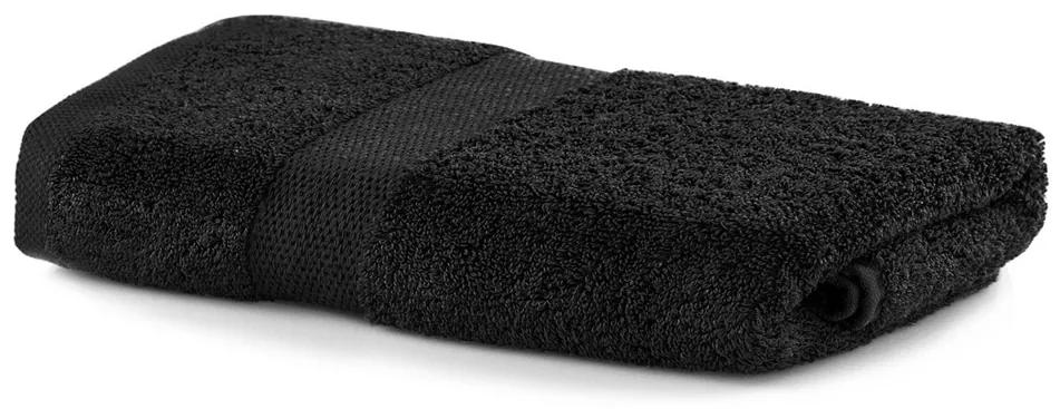 Bavlněný ručník DecoKing Mila 30x50cm černý
