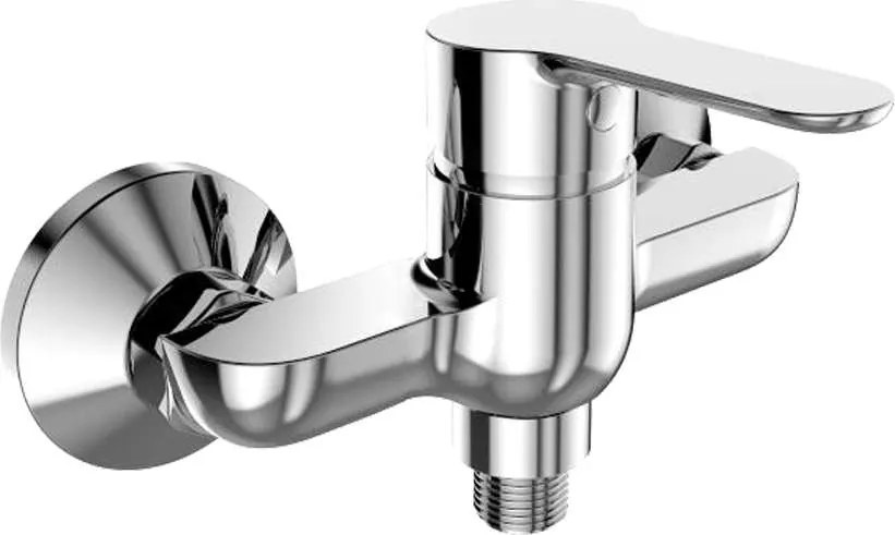 Mereo Mereo, Sprchová nástěnná baterie, Zuna, bez příslušenství, chrom, CB601A03Z