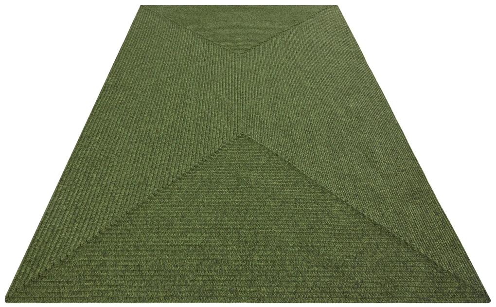 NORTHRUGS - Hanse Home koberce Kusový koberec Braided 105554 Green – na ven i na doma Rozměry koberců: 80x150