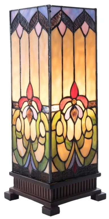 Stolní lampa Tiffany Renier – 17x17x44 cm