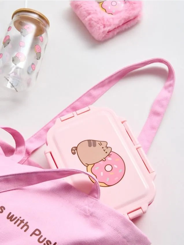 Sinsay - Snídaňová krabička Pusheen The Cat - pastelová růžová