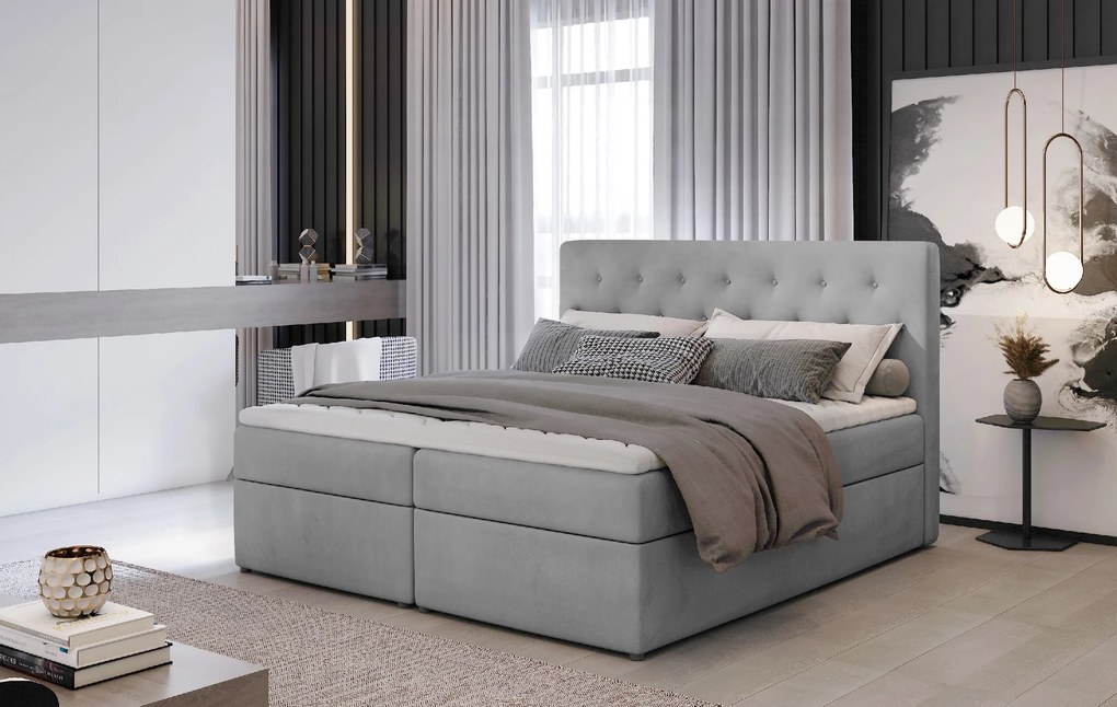 Loree boxspring postel 140X200 Materiál / Dekor: Dora 95