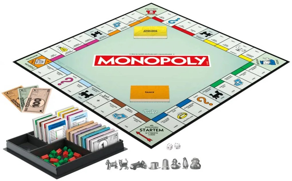 HASBRO Hra Monopoly Classic CZ *SPOLEČENSKÉ HRY* 14g0009
