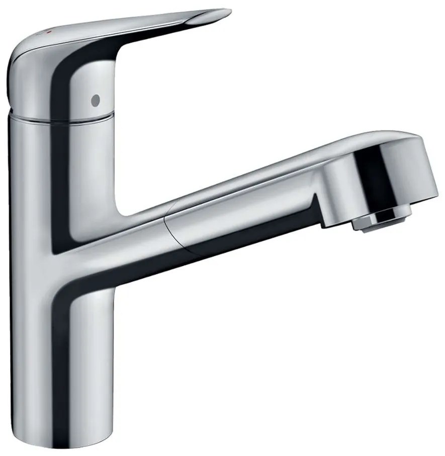 Hansgrohe Focus M42 - Dřezová baterie M427-H150 ECO, s výsuvnou koncovkou, EcoSmart, chrom 71865000