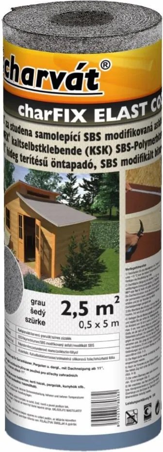 LANIT PLAST, s.r.o. střešní bitumenová krytina ŠEDIVÁ 0,5x5 m LG1800