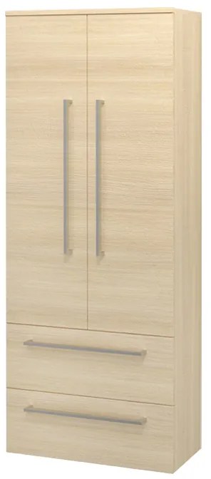 Mereo Mereo, Bino, koupelnová skříňka vysoká, dvojitá 163 cm, CN639