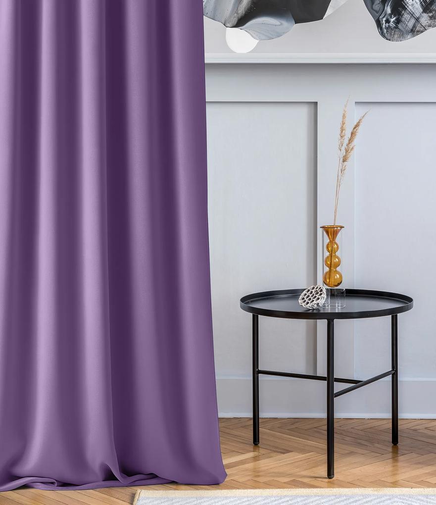 Room99 Hotový závěs na kroužcích AURA Barva: Světle růžová/Zlatá, Velikost: 140 x 250 cm