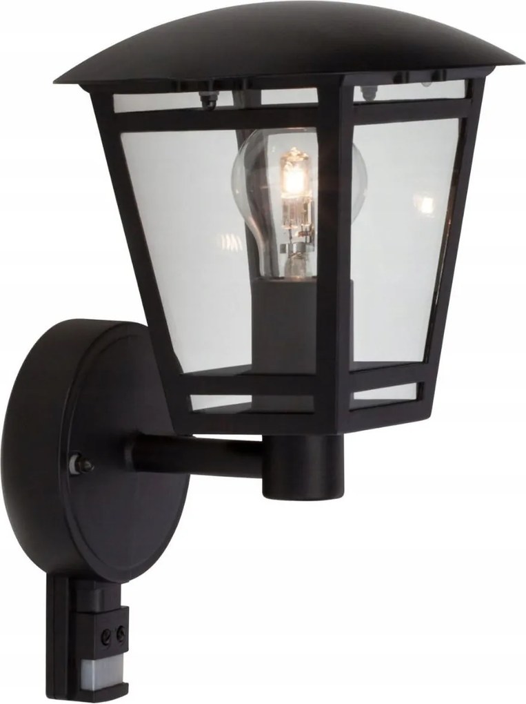 Nástěnná zahradní lampa Riley 42397/06 Brilliant lucerna černá