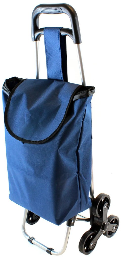 APT Nákupní taška na kolečkách do schodů 37L, modrá, AG405B